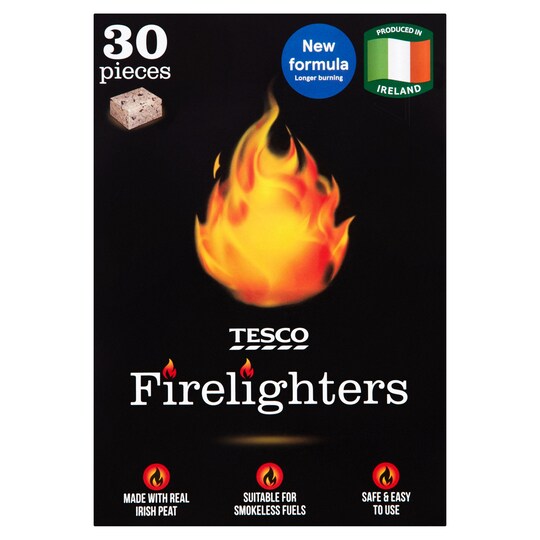 Tesco Premium Firelighters 30 - Tesco Groceries