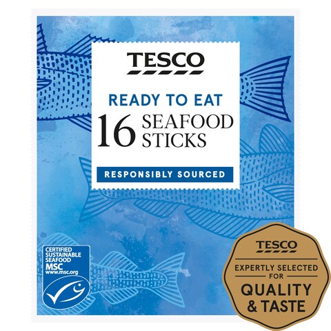 Tesco 16 Seafood Sticks 250G - Tesco Groceries