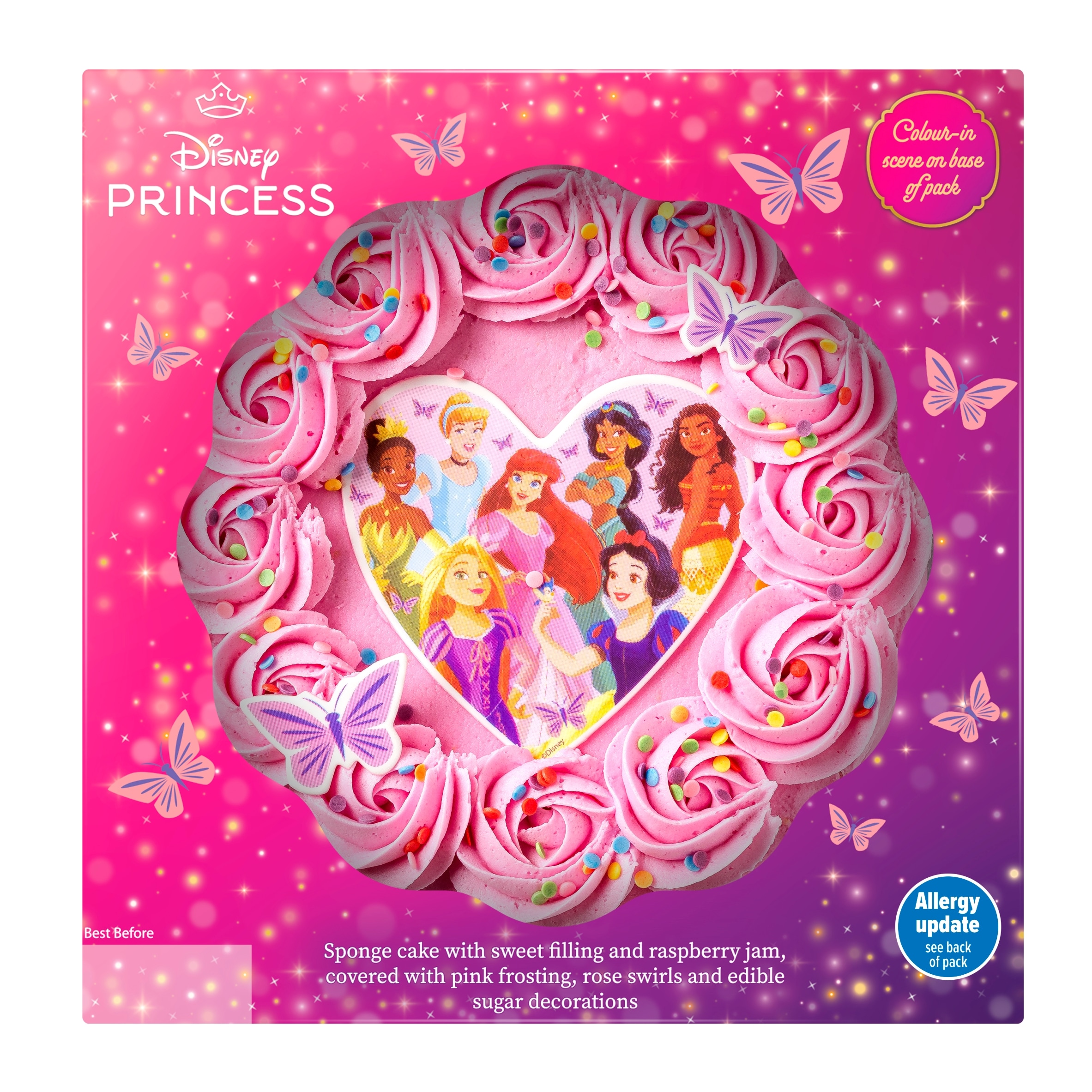 Disney Princess Garland Cake - Tesco Groceries