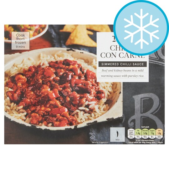 Tesco Chilli Con Carne Rice 400G - Tesco Groceries