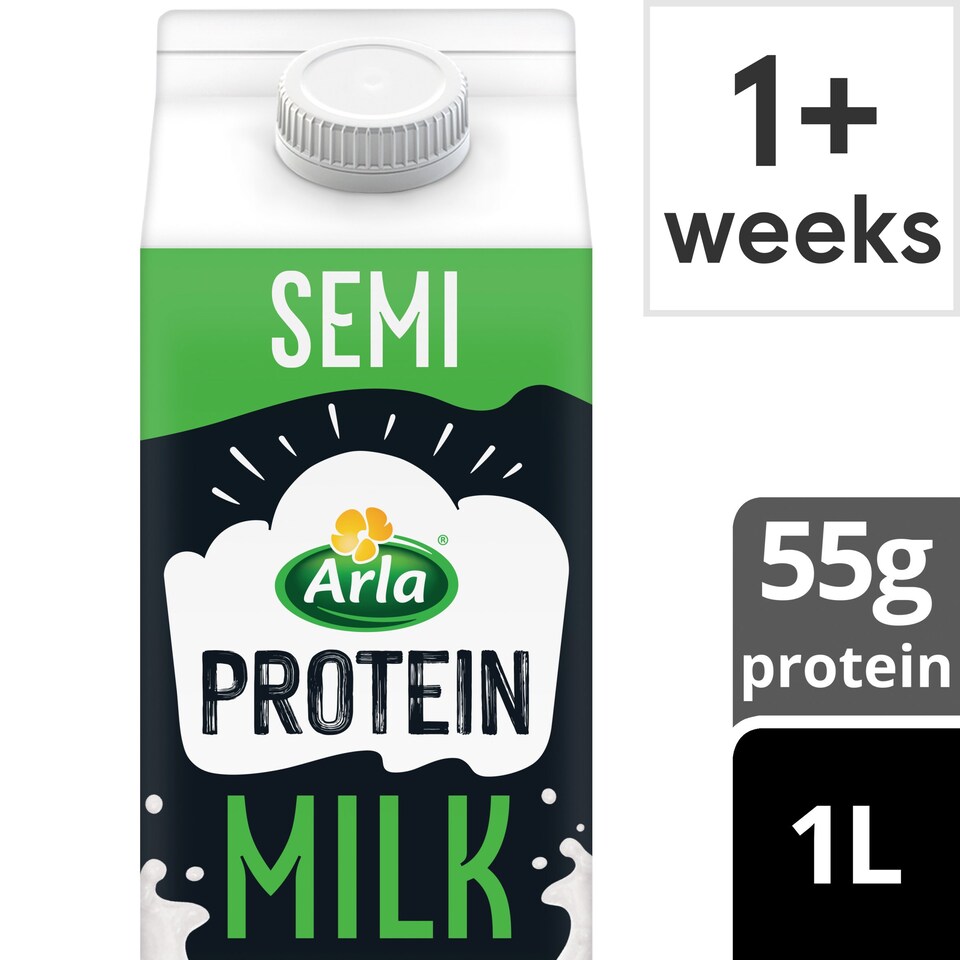 Arla Protein Semi Skimmed Milk 1L - Tesco Groceries