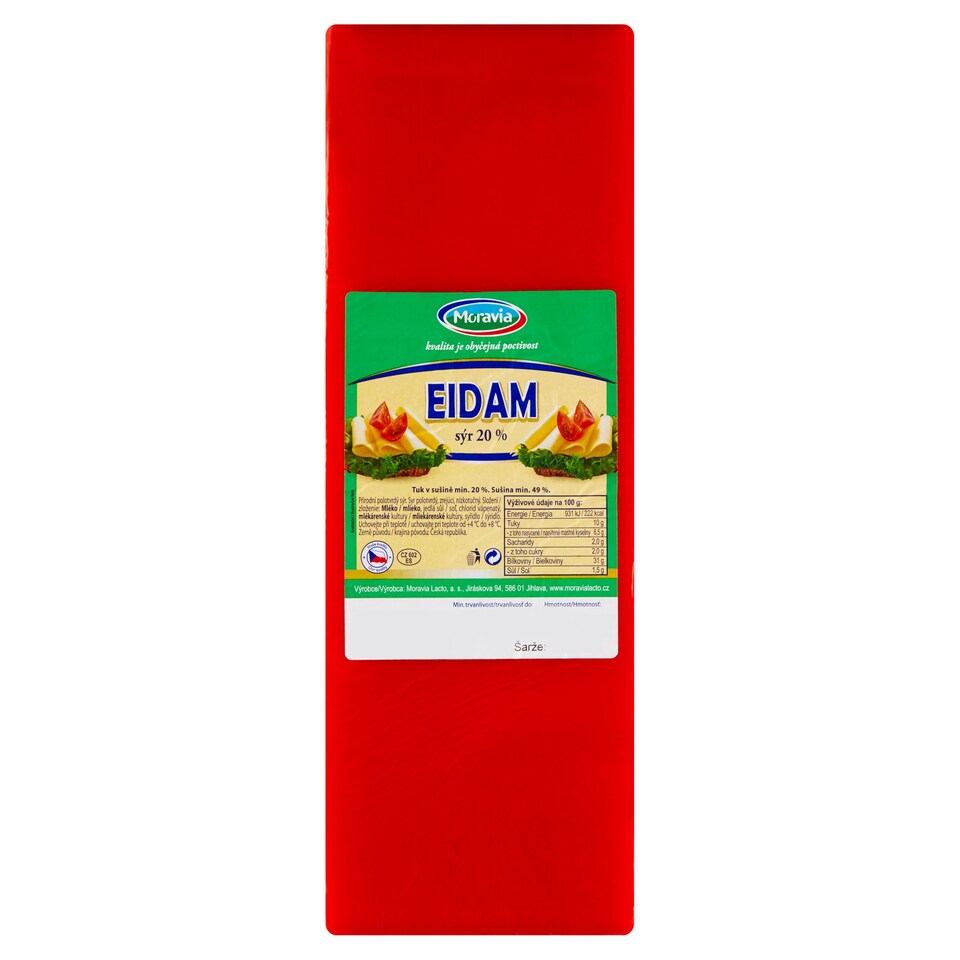 Moravia Eidam Cheese 20 % - Tesco Groceries