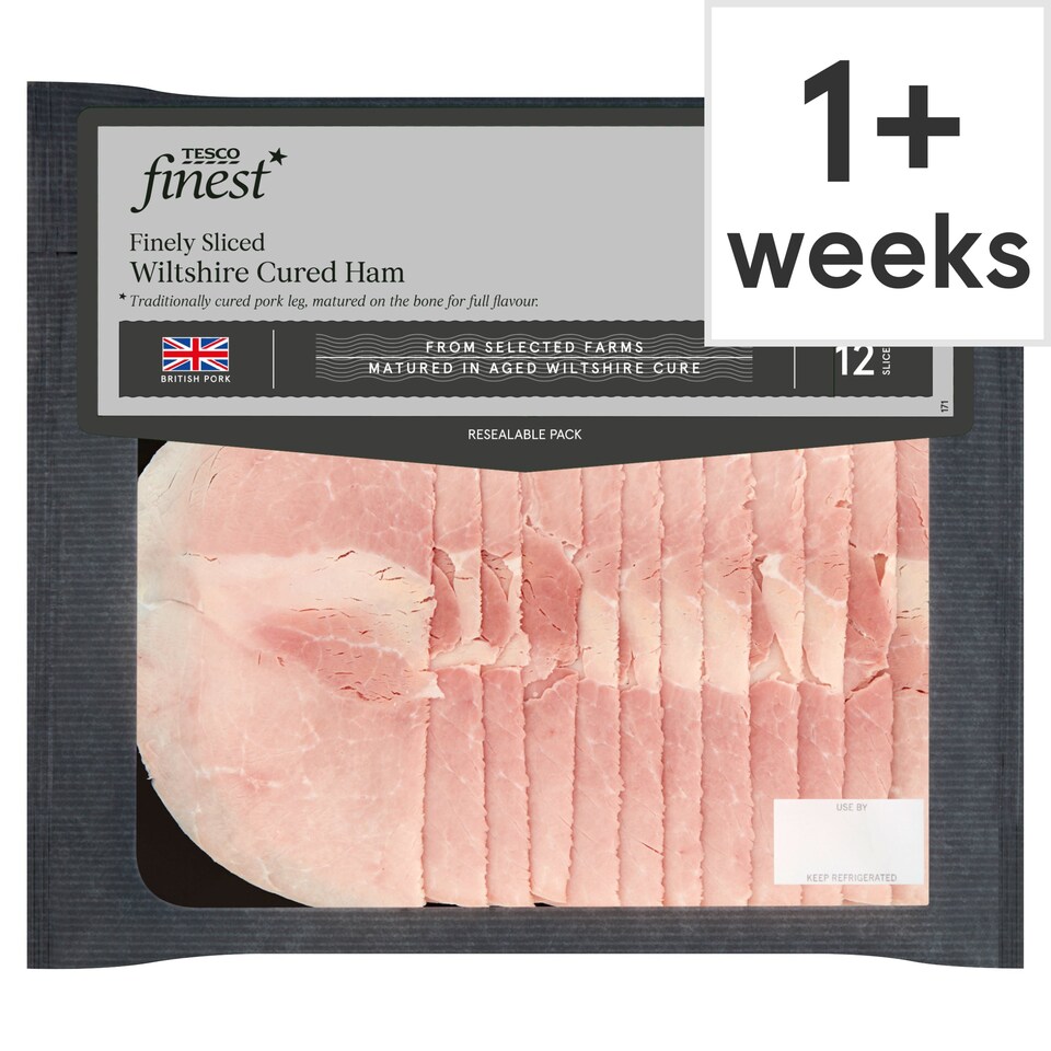 Tesco Finest Wiltshire Cured Ham 240g - Tesco Groceries