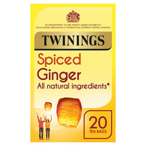 Twinings Spiced Ginger 20 Tea Bags 35G - Tesco Groceries