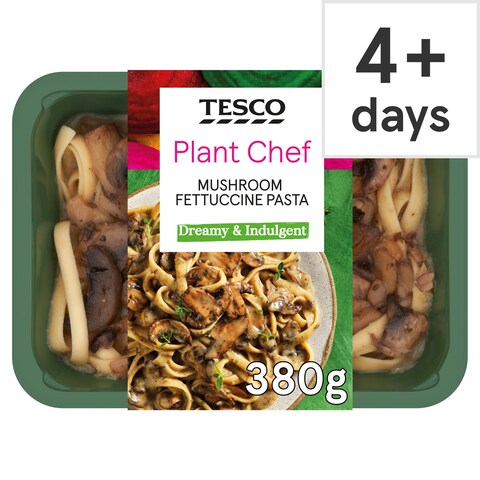 Tesco Plant Chef Mushroom Fettucine Pasta 380g - Tesco Groceries