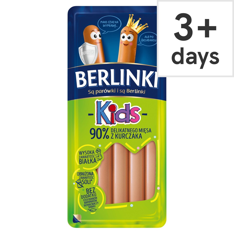 Berlinki Kids Chicken Hotdog, 130g - Tesco Groceries