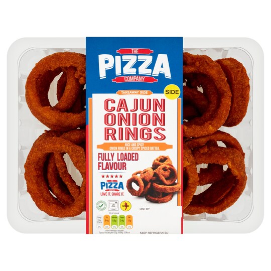 Pizza Company Cajun Onion Rings 300G - Tesco Groceries