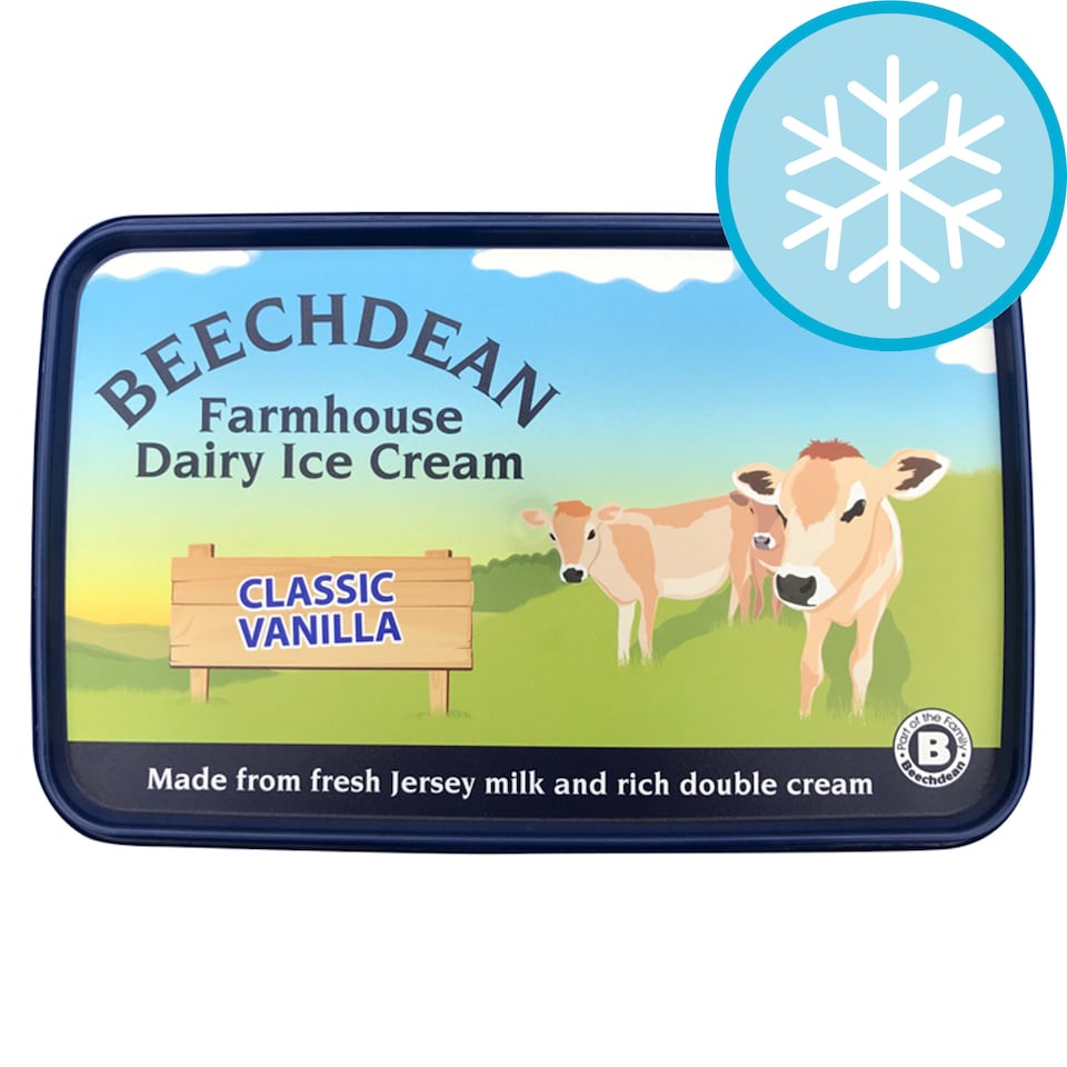 Beechdean Classic Vanilla Ice Cream 2 Litre (L) - Tesco Groceries