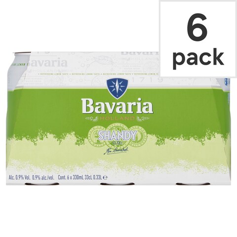 Bavaria Shandy 6X330ml Can - Tesco Groceries