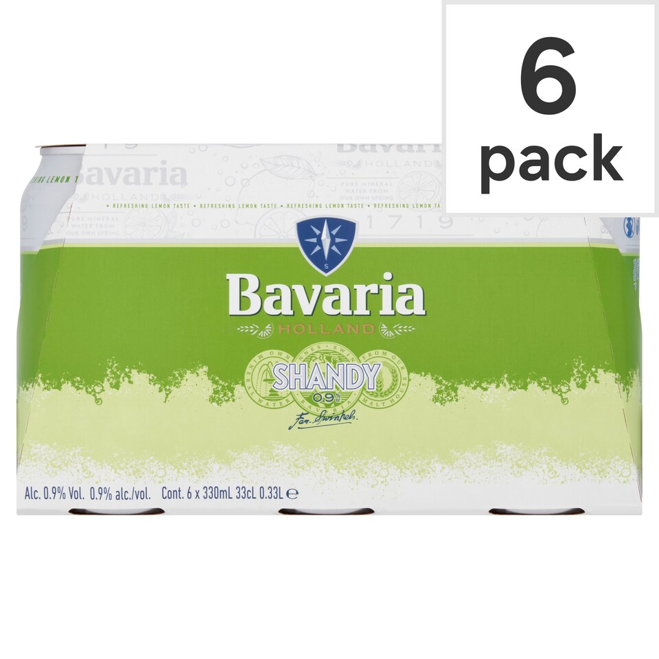 Bavaria Shandy 6X330ml Can - Tesco Groceries