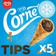 Cornetto Chocolate Tips Ice Cream 5Pack 80G - Tesco Groceries