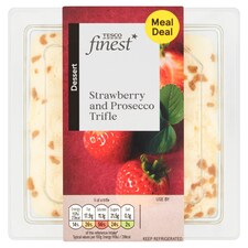 Tesco Finest* Strawberry And Prosecco Trifle 250G - Tesco Groceries