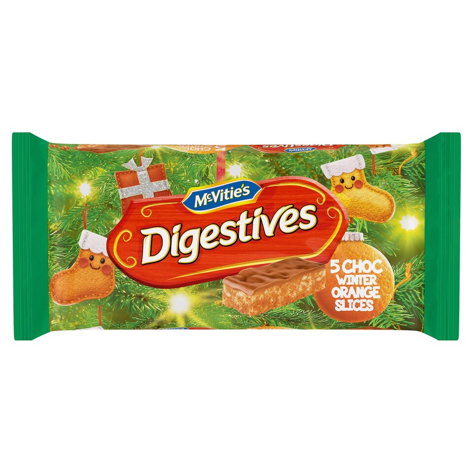 Digestives 5 Chocolate Winter Orange Slices - Tesco Groceries