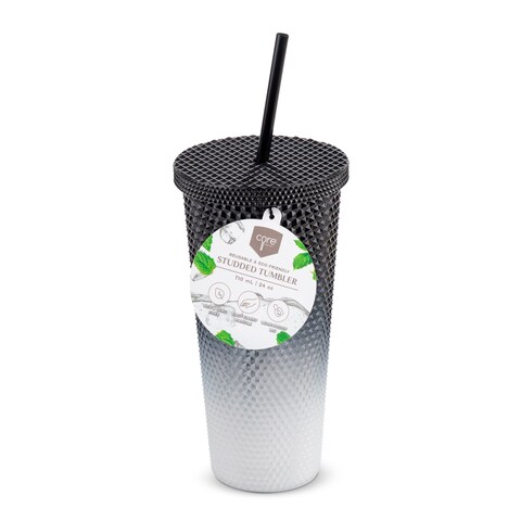 Core Kitchen Black/White Tumbler 710Ml - Tesco Groceries