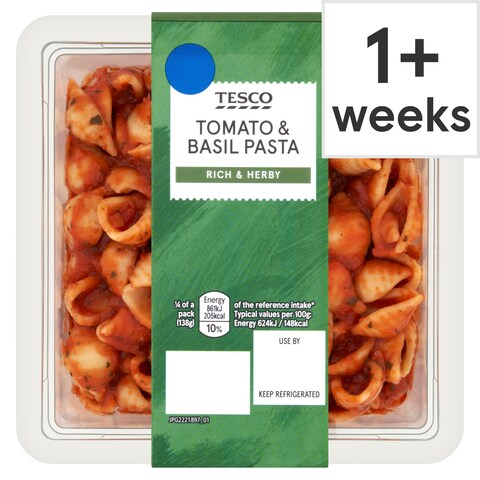 Tesco Tomato & Basil Pasta 550g - Tesco Groceries