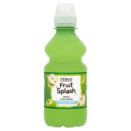Tesco Fruit Splash No Added Sugar Apple Juice Drink 250Ml - Tesco Groceries