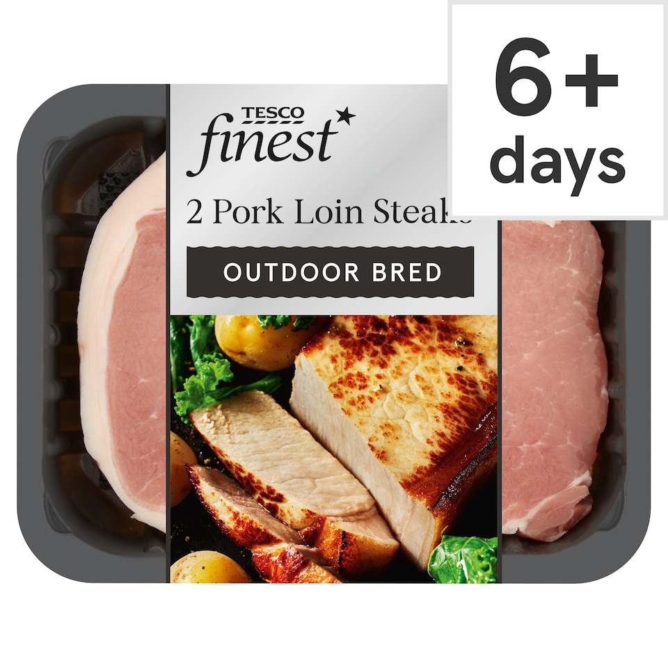 Tesco Finest Pork Loin Steaks 400G - Tesco Groceries