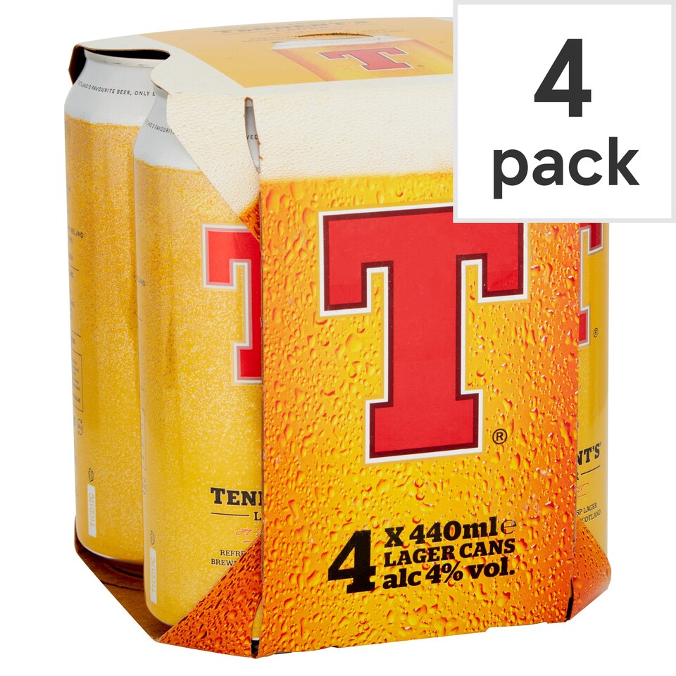 Tennents 4X440ml - Tesco Groceries