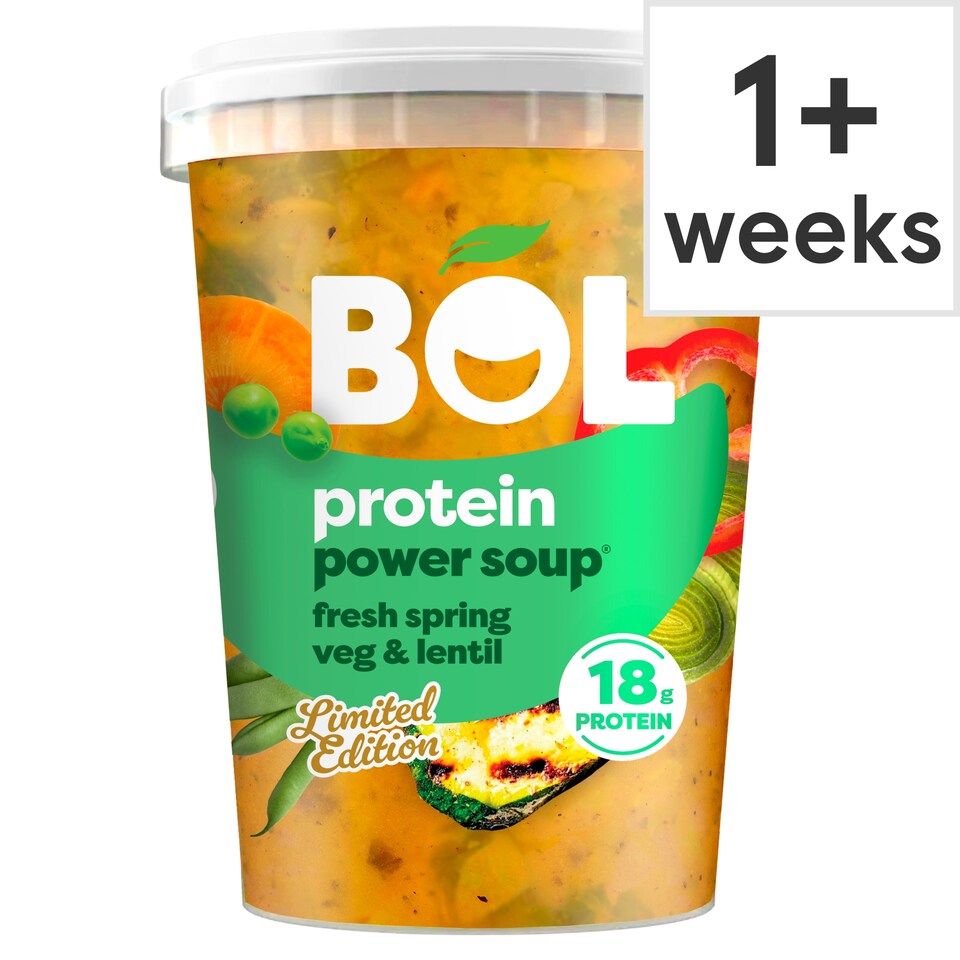BOL Fresh Spring Veg & Lentil Power Soup 600g - Tesco Groceries