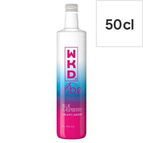 WKD Vibe Creamy Liqueur - Blue Raspberry 500ml - Tesco Groceries