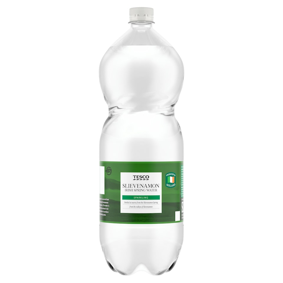 Tesco Slievenamon Irish Sparkling Spring Water 2 Litre - Tesco Groceries