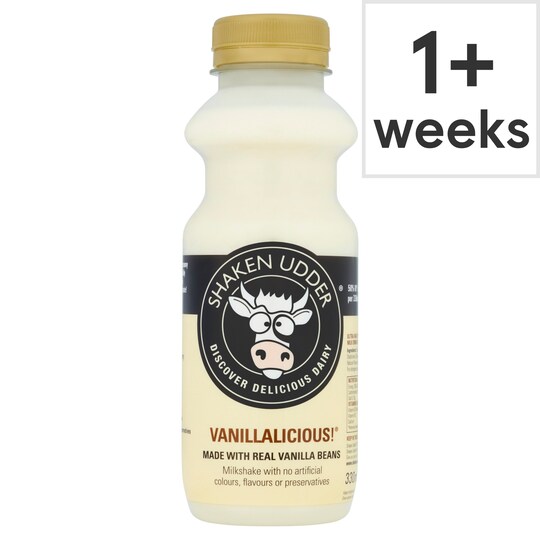 Shaken Udder Vanilla-Licious Milkshake 330Ml - Tesco Groceries