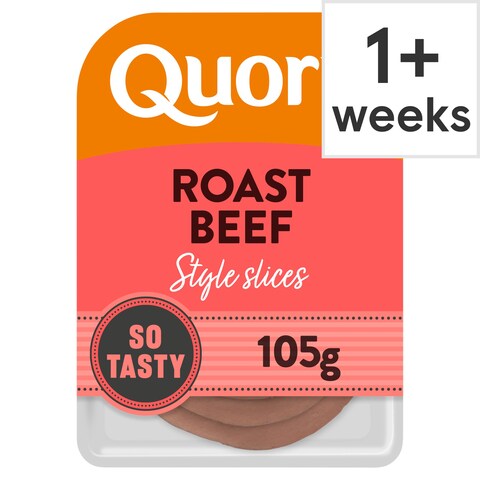 Quorn Vegan Roast Beef Style Slices 105G - Tesco Groceries