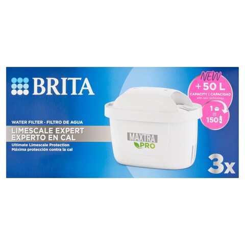 Brita Maxtra Pro Limescale Water Filter Cartridges 3 Pack - Tesco Groceries