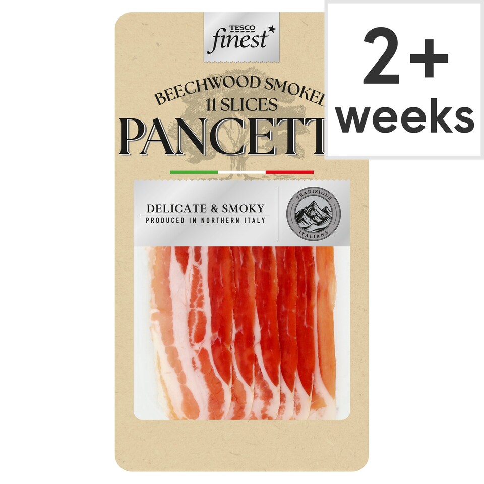 Tesco Finest Smoked Pancetta Slices 110G - Tesco Groceries