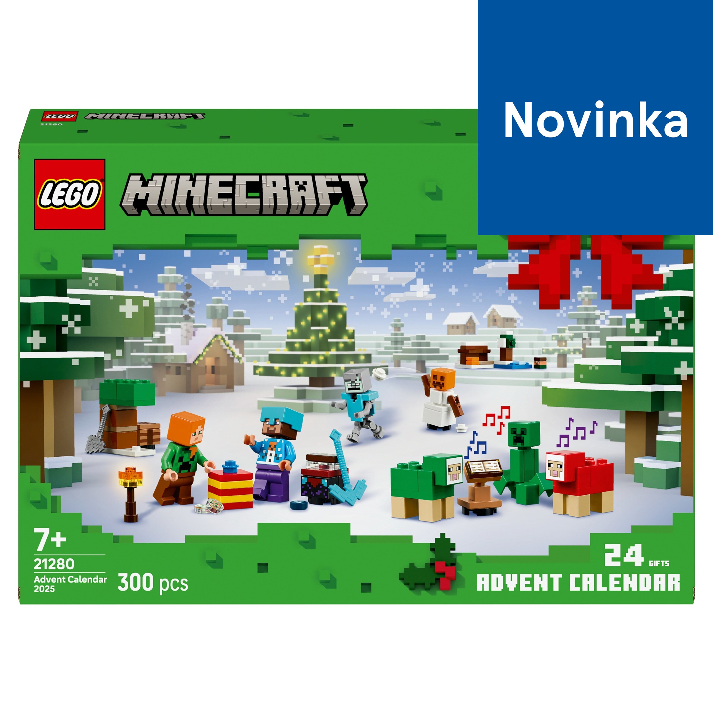 LEGO Minecraft 21280 Adventný kalendár 2025 - Tesco Groceries
