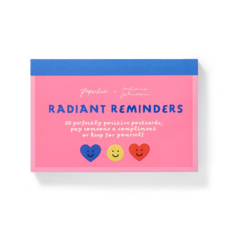 Paperchase x Mélanie Johnsson Valentines Positivity Postcards - Tesco ...