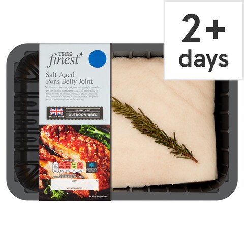 Tesco Finest Salt Aged Pork Belly Joint 709G - Tesco Groceries