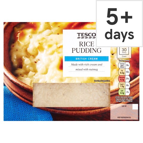Tesco Creamy Rice Pudding 500G - Tesco Groceries