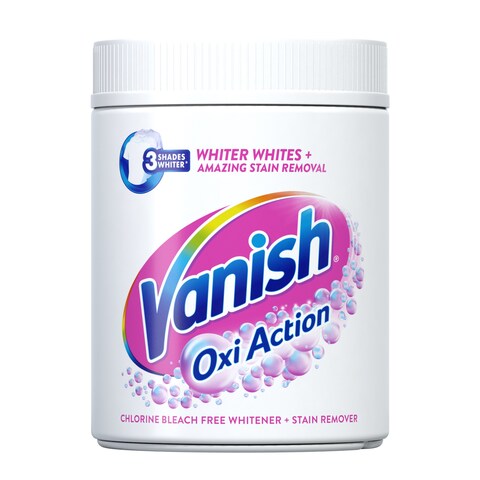 Vanish Oxi Action White Powder 650g - Tesco Groceries