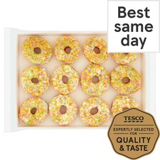Tesco Ring Doughnuts 12 Pack - Tesco Groceries