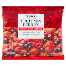 Tesco Quick-Frozen Fruit Mix Berries 450 g - Tesco Groceries