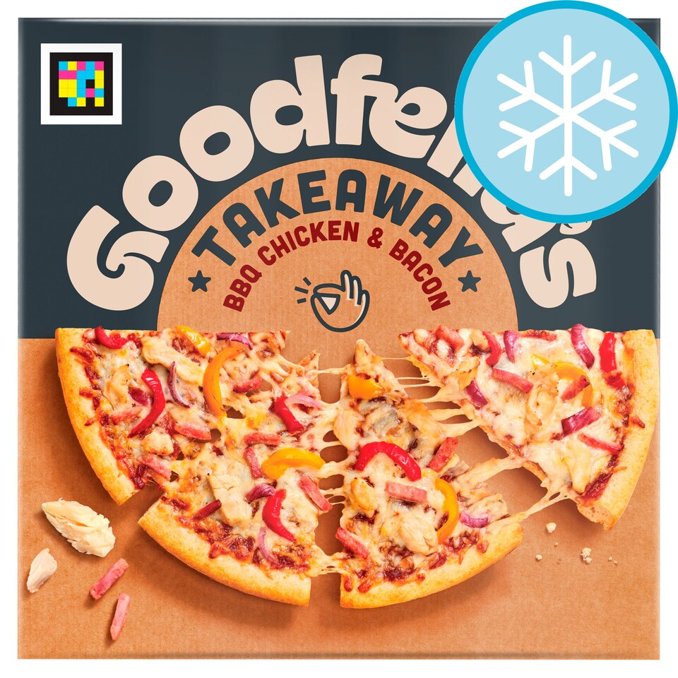 Goodfellas Takeaway Chicken & Bacon Bbq Pizza 549G - Tesco Groceries