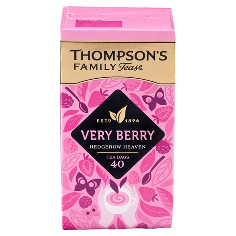 Thompson's Very Berry Tea 40'S 100G - Tesco Groceries