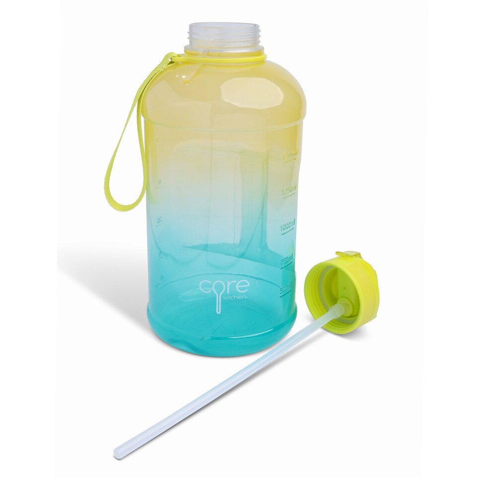 Core Kitchen Blue/Yellow Ombre Impulse Reusable Water Jug 2.2L - Tesco ...