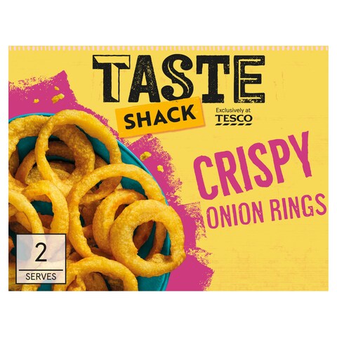 Taste Shack Crispy Onion Rings 200g - Tesco Groceries