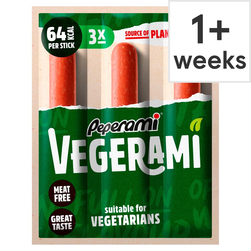 Peperami Vegerami Sticks 3 X 20G - Tesco Groceries