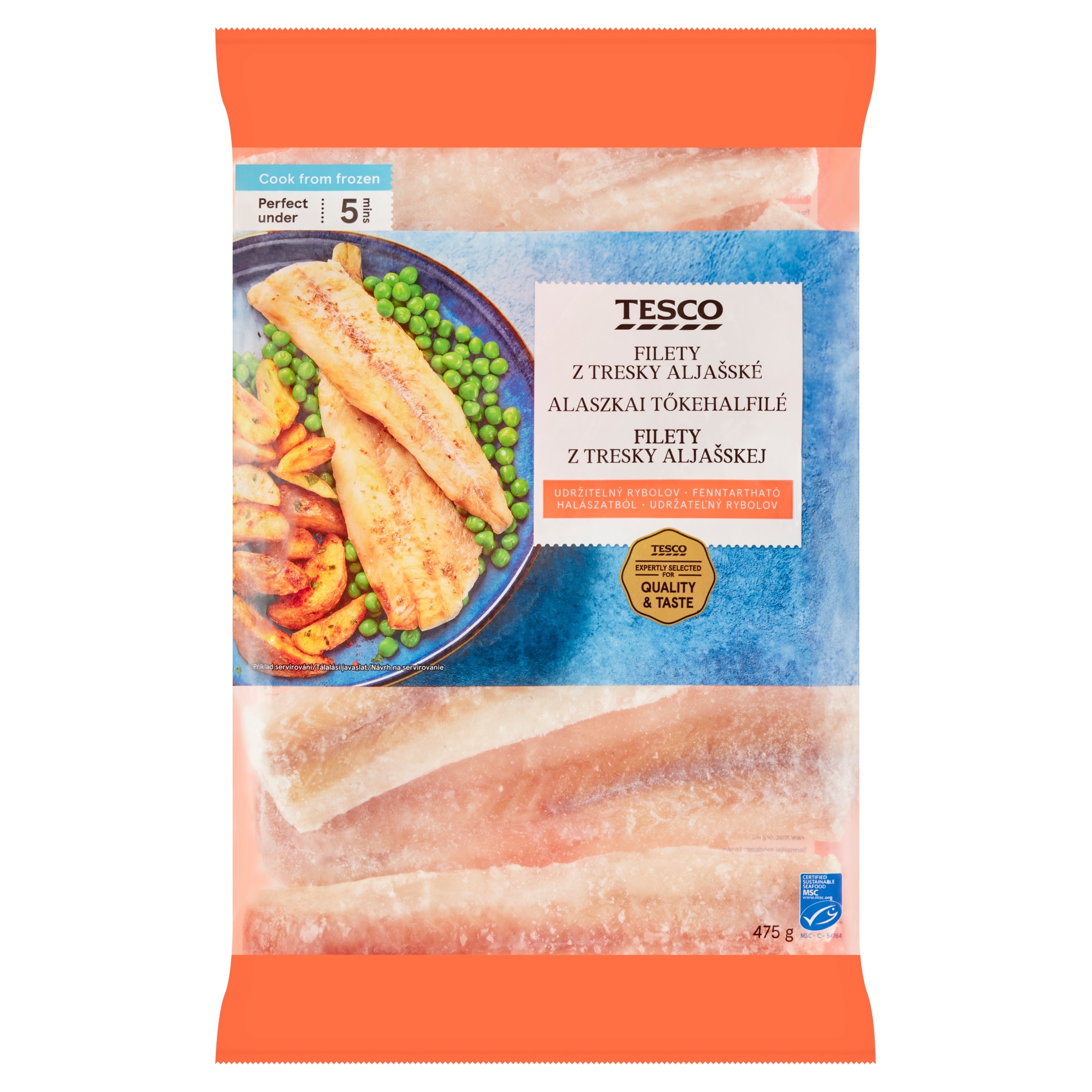 Tesco Filety z tresky aljašskej 475 g - Tesco Groceries