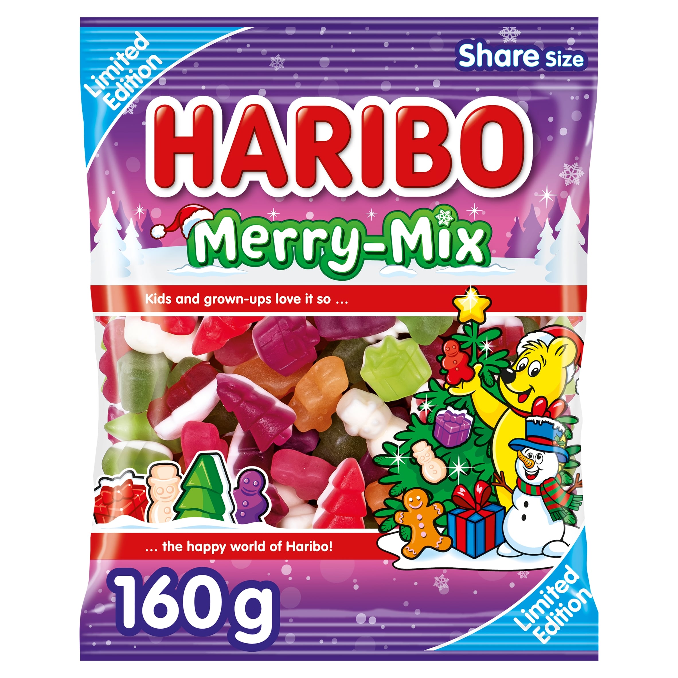 HARIBO Merry Mix Sweets Share Bag 160g - Tesco Groceries