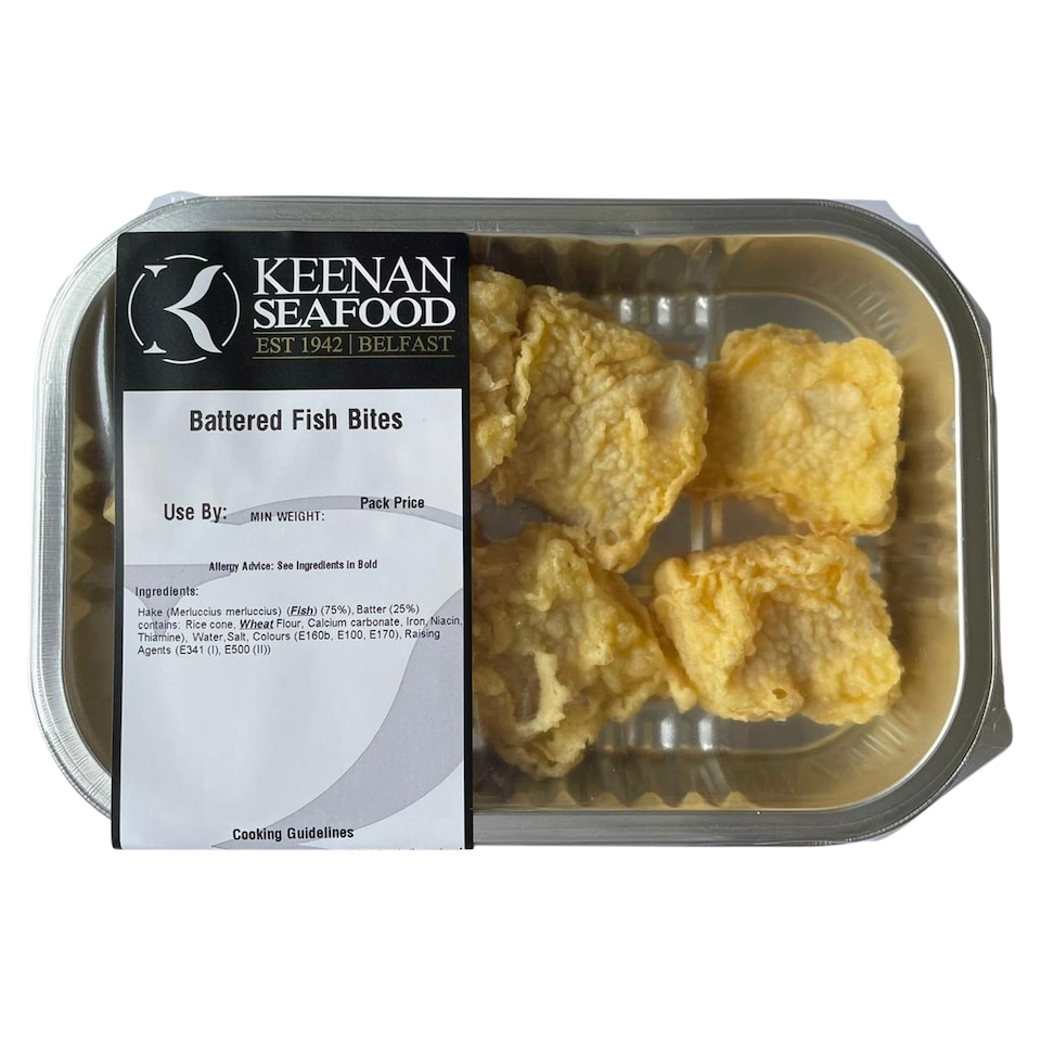 Keenan Seafood Battered Fish Bites 300g - Tesco Groceries