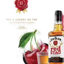 Jim Beam Red Stag Black Cherry Liqueur 70Cl - Tesco Groceries
