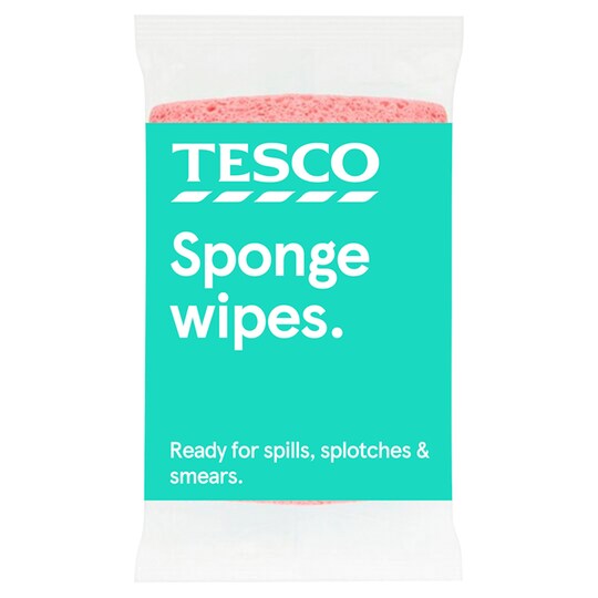 Tesco Sponge Wipes Pack Of 4 - Tesco Groceries