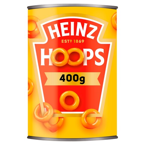 Heinz Spaghetti Hoops In Tomato Sauce 400G - Tesco Groceries