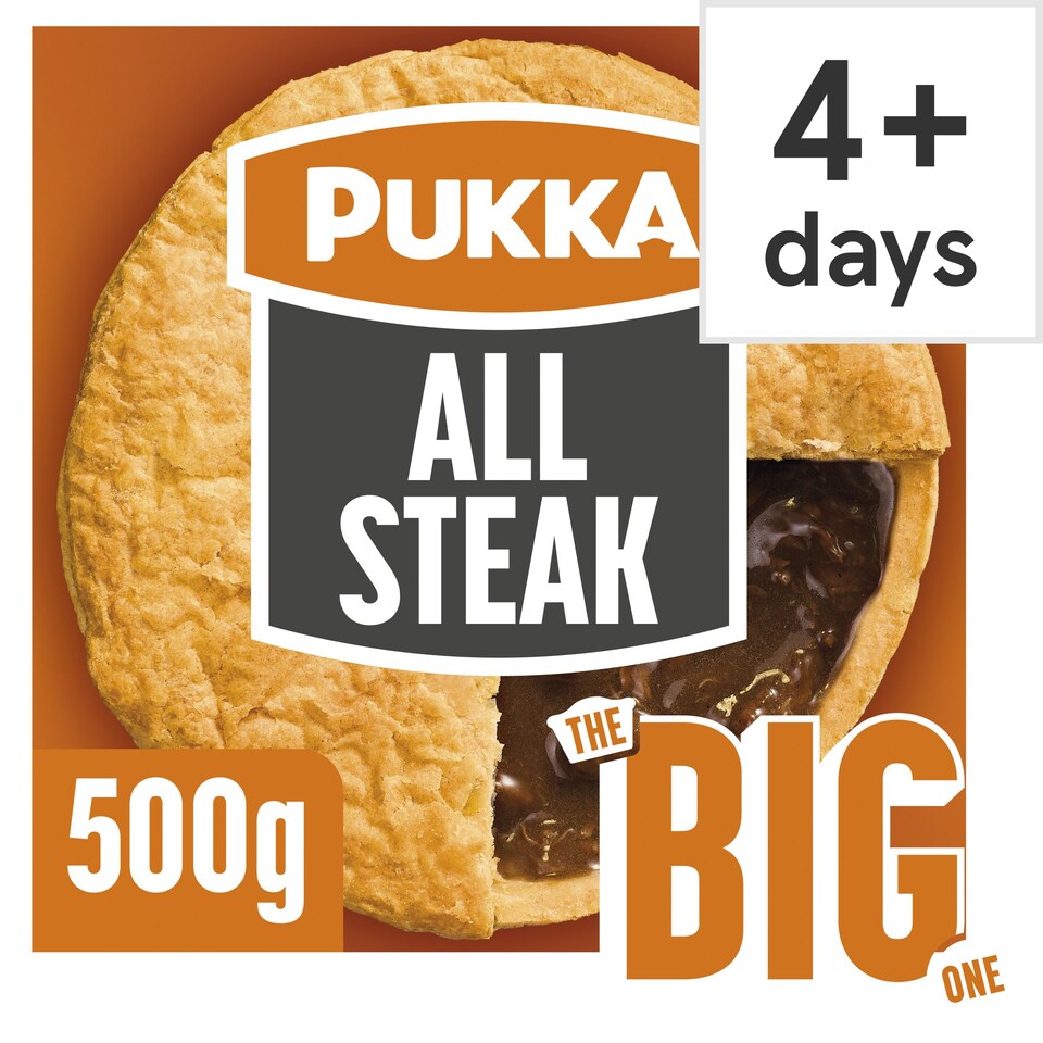 Pukka The Big One All Steak Pie - Tesco Groceries