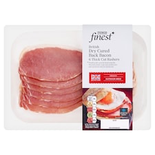 Tesco Finest Dry Cured Back Bacon 6 Rashers 240G - Tesco Groceries