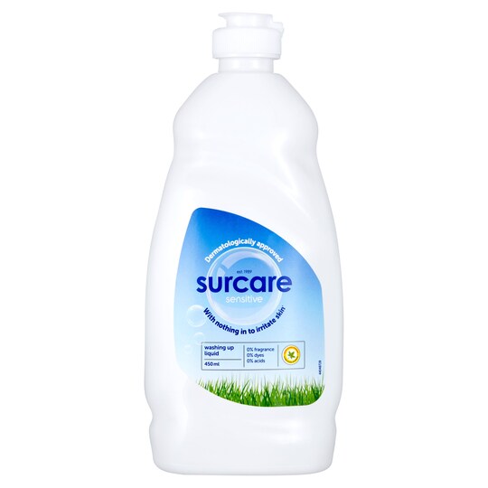Surcare Washing Up Liquid 450Ml - Tesco Groceries